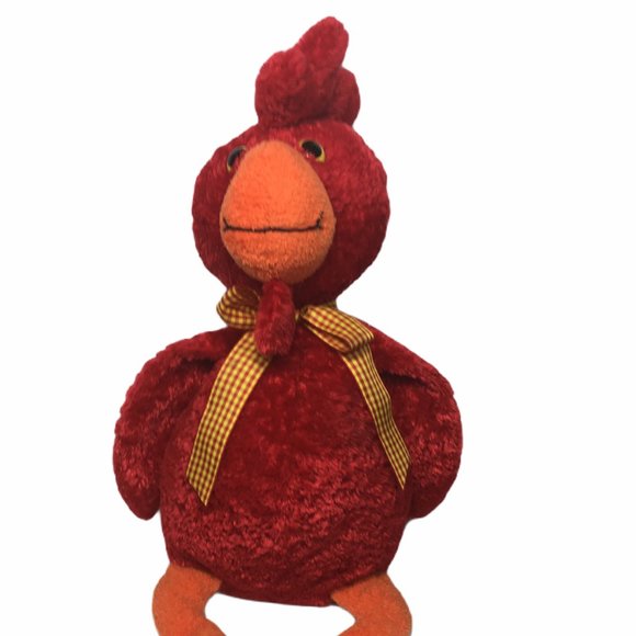 Animal Adventure | Toys | Rare Red Rooster Plush Stuffed Animal ...
